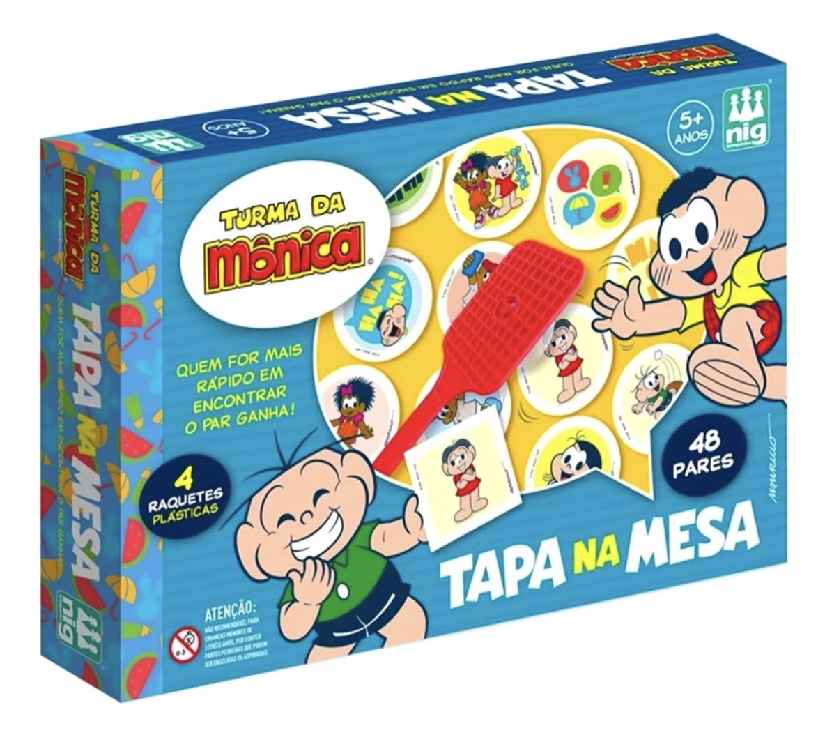 Jogo Tapa na Mesa Turma da Mônica