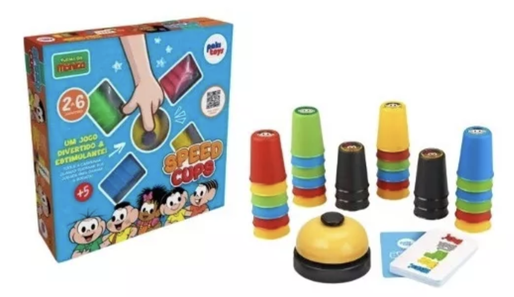 Jogo Speed Cups - Turma da Mônica